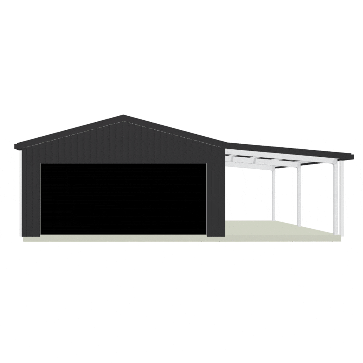 Double Garage Shed | Stockman Sheds | Australian Car Sheds