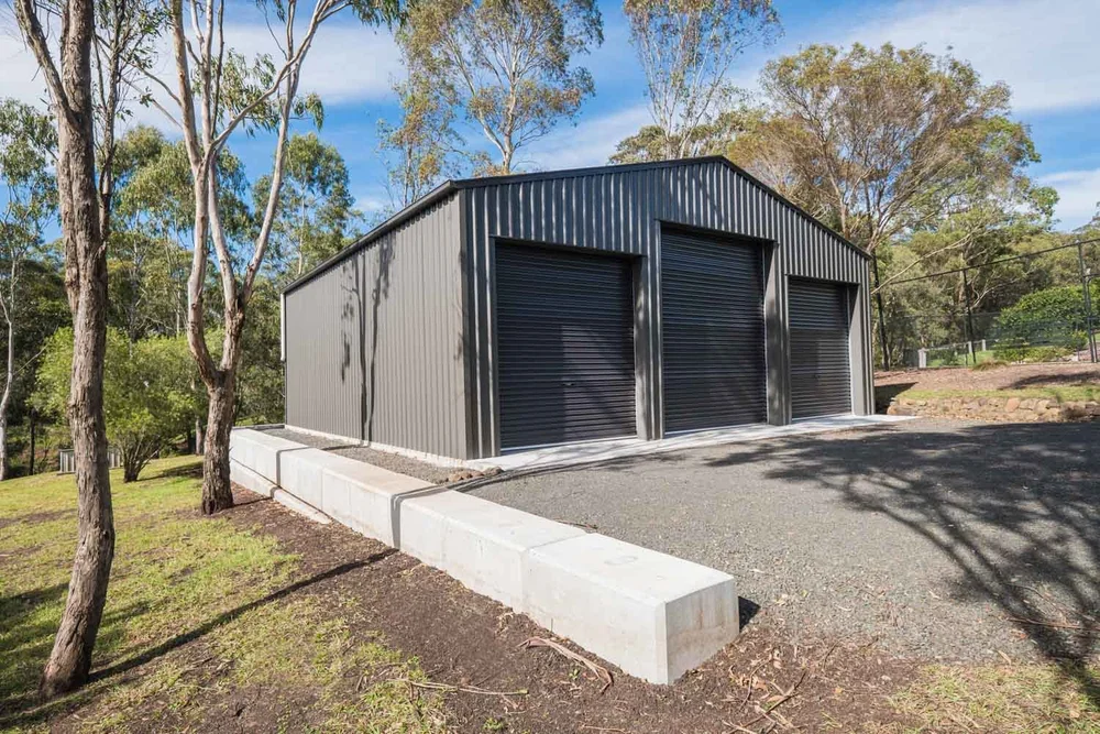 Three Bay Mount Rascal Shed — Stockman Sheds Australia