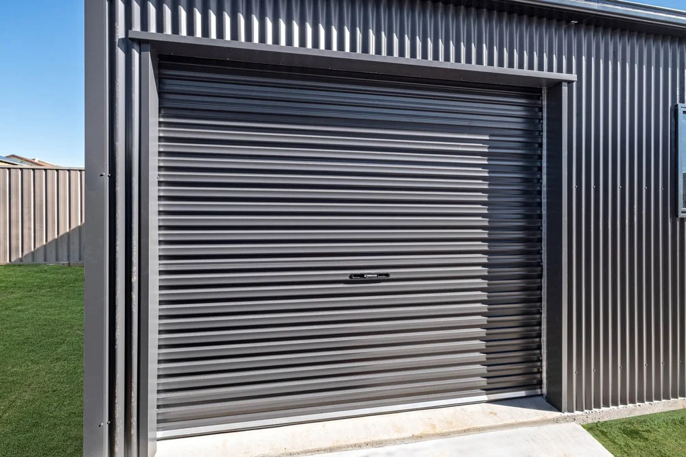 Tidy Kearneys Spring Residential Shed — Stockman Sheds Australia