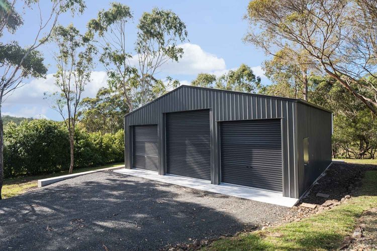 Three Bay Mount Rascal Shed — Stockman Sheds Australia