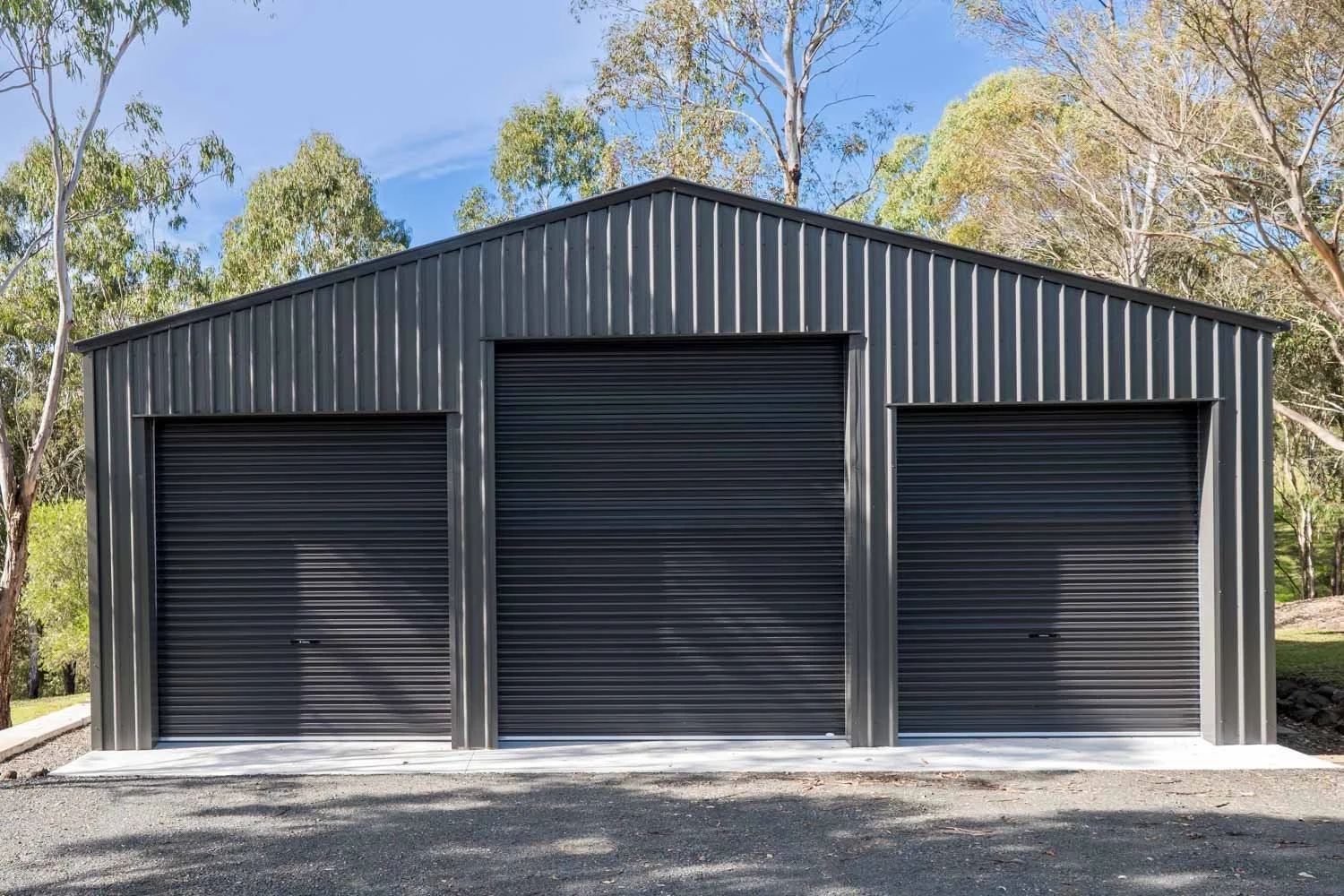 Three Bay Mount Rascal Shed — Stockman Sheds Australia