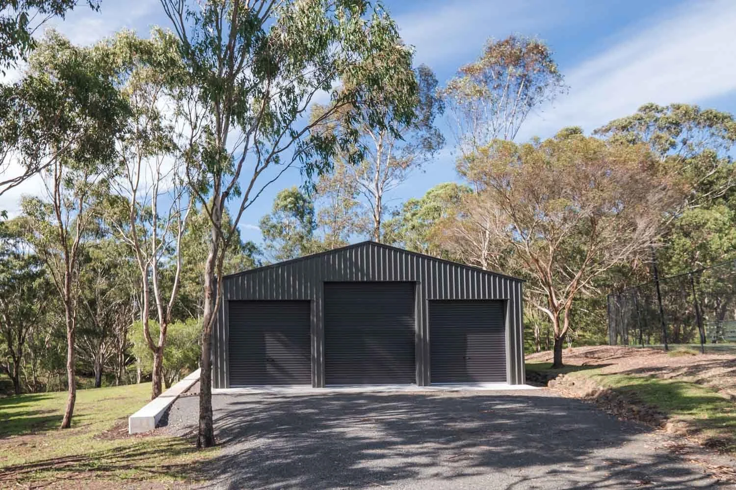 Three Bay Mount Rascal Shed — Stockman Sheds Australia