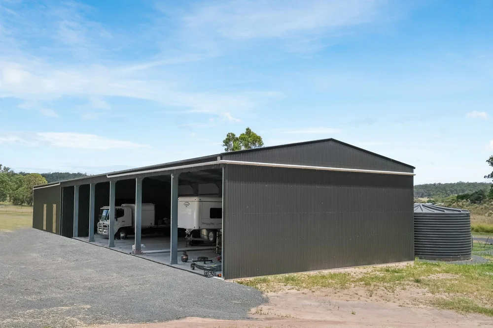 A Large Goombungee Farm Shed — Stockman Sheds Australia