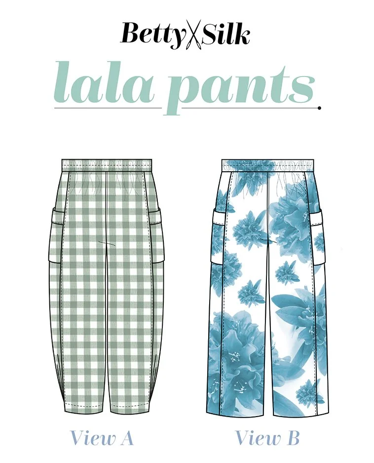 Lala Pants Sewing Pattern — Betty Silk