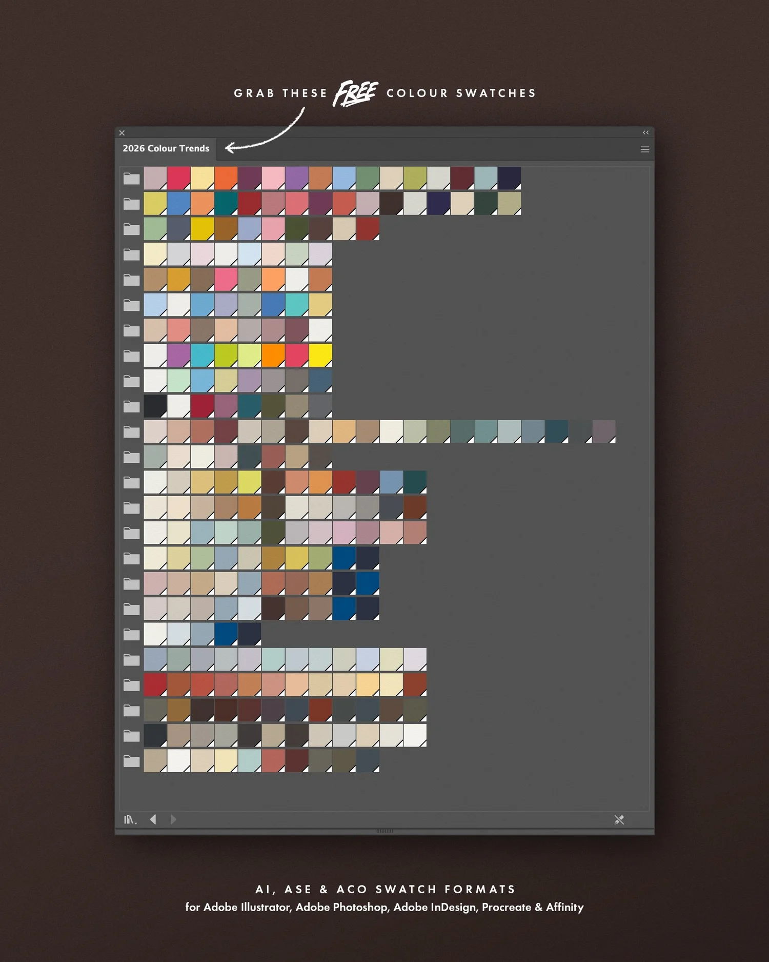 2026 Trending Colour Palettes — Free Resource — Attitude Creative