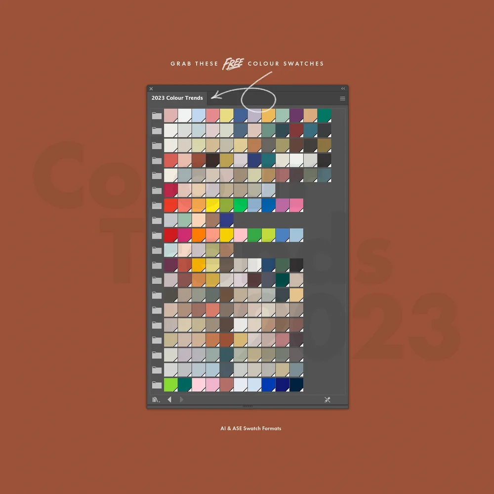 2023 Trending Colour Palettes — Free Resource — Attitude Creative