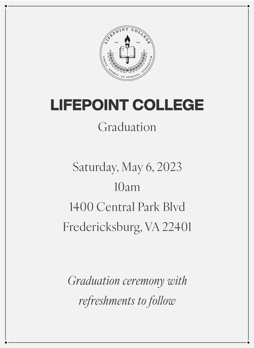 Contact 1 — Lifepoint College