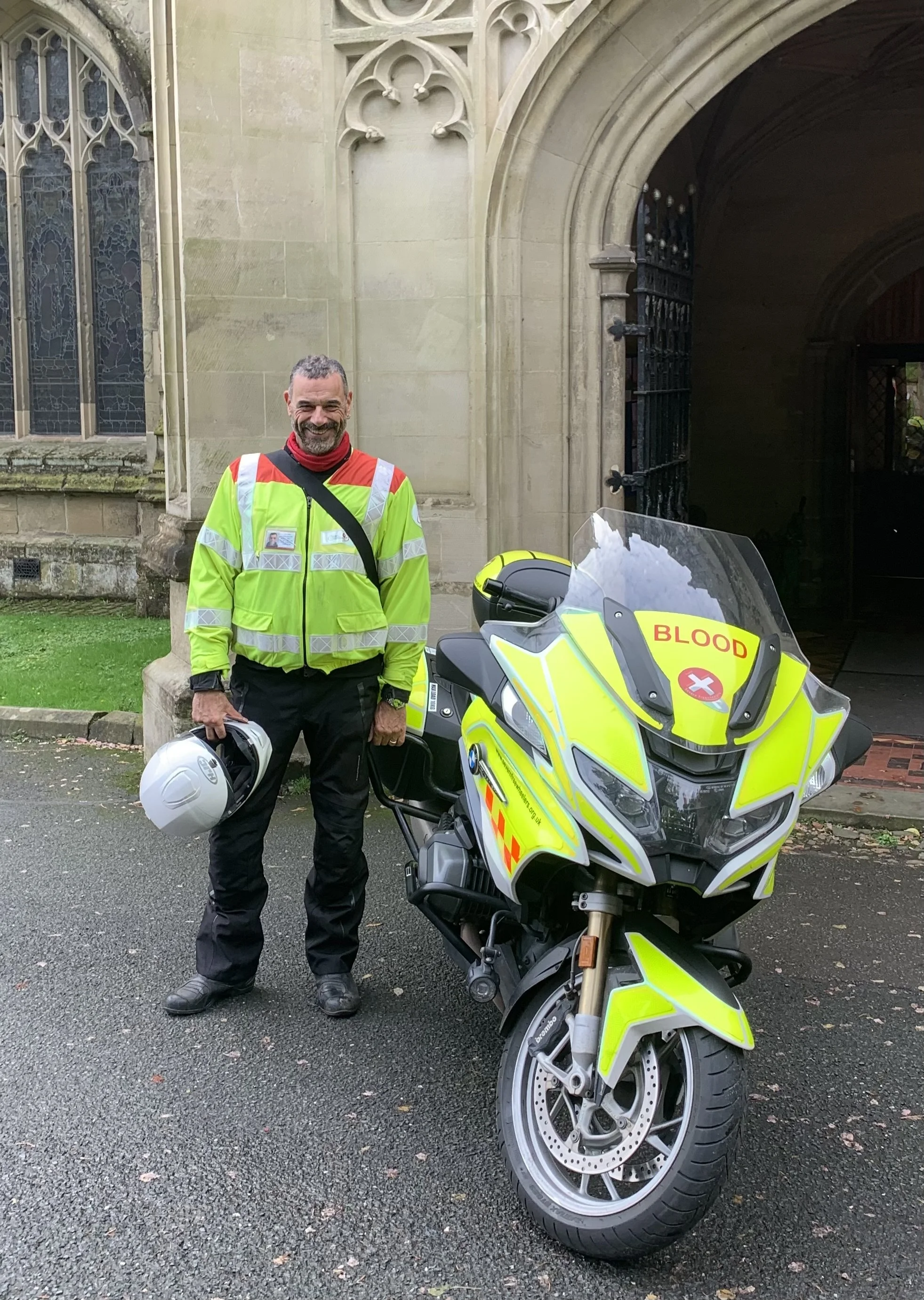 Severn Freewheelers -The Blood Bikers — Great Malvern Priory