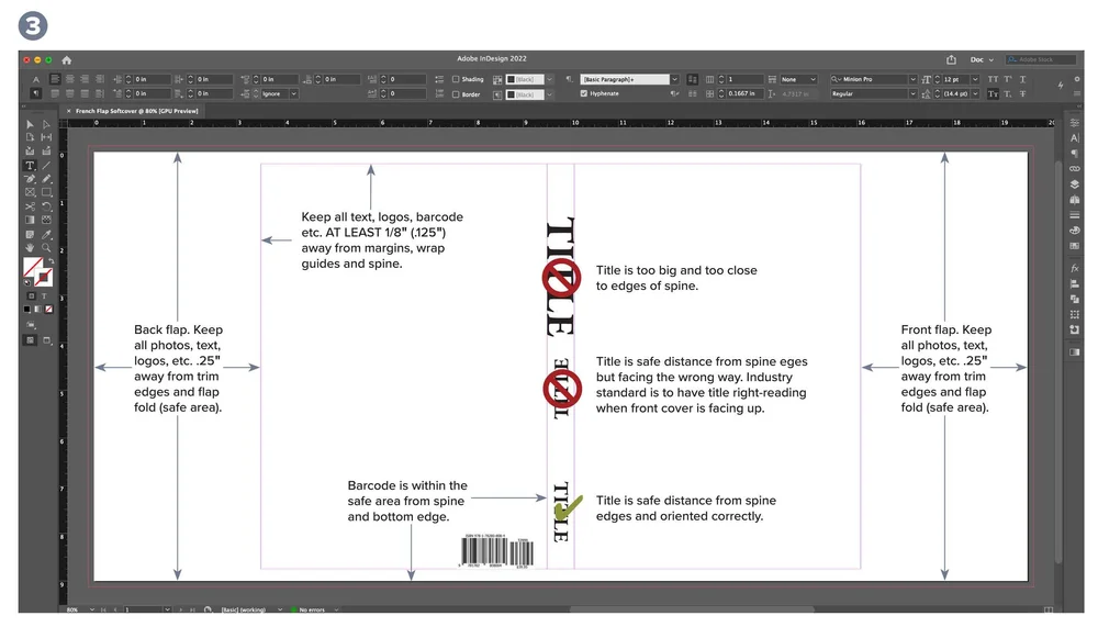 French Flap Cover Diagram | MyBookPrinter Home