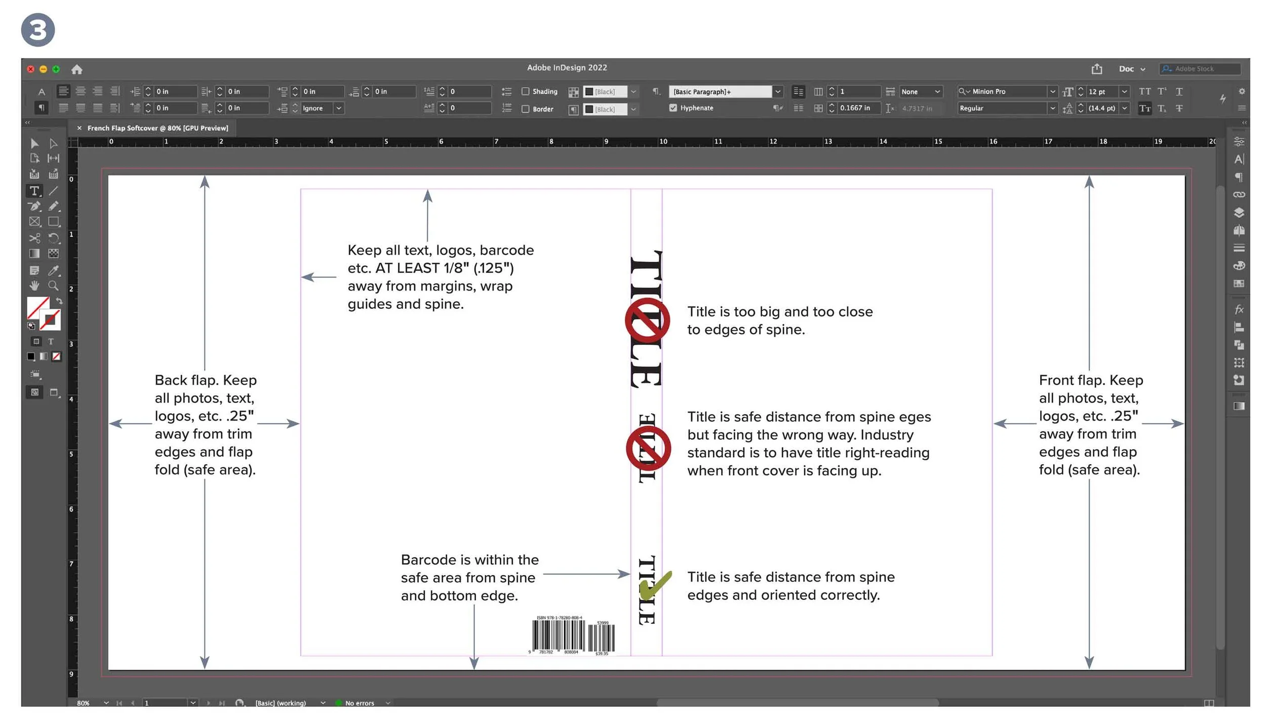 French Flap Cover Diagram | MyBookPrinter Home