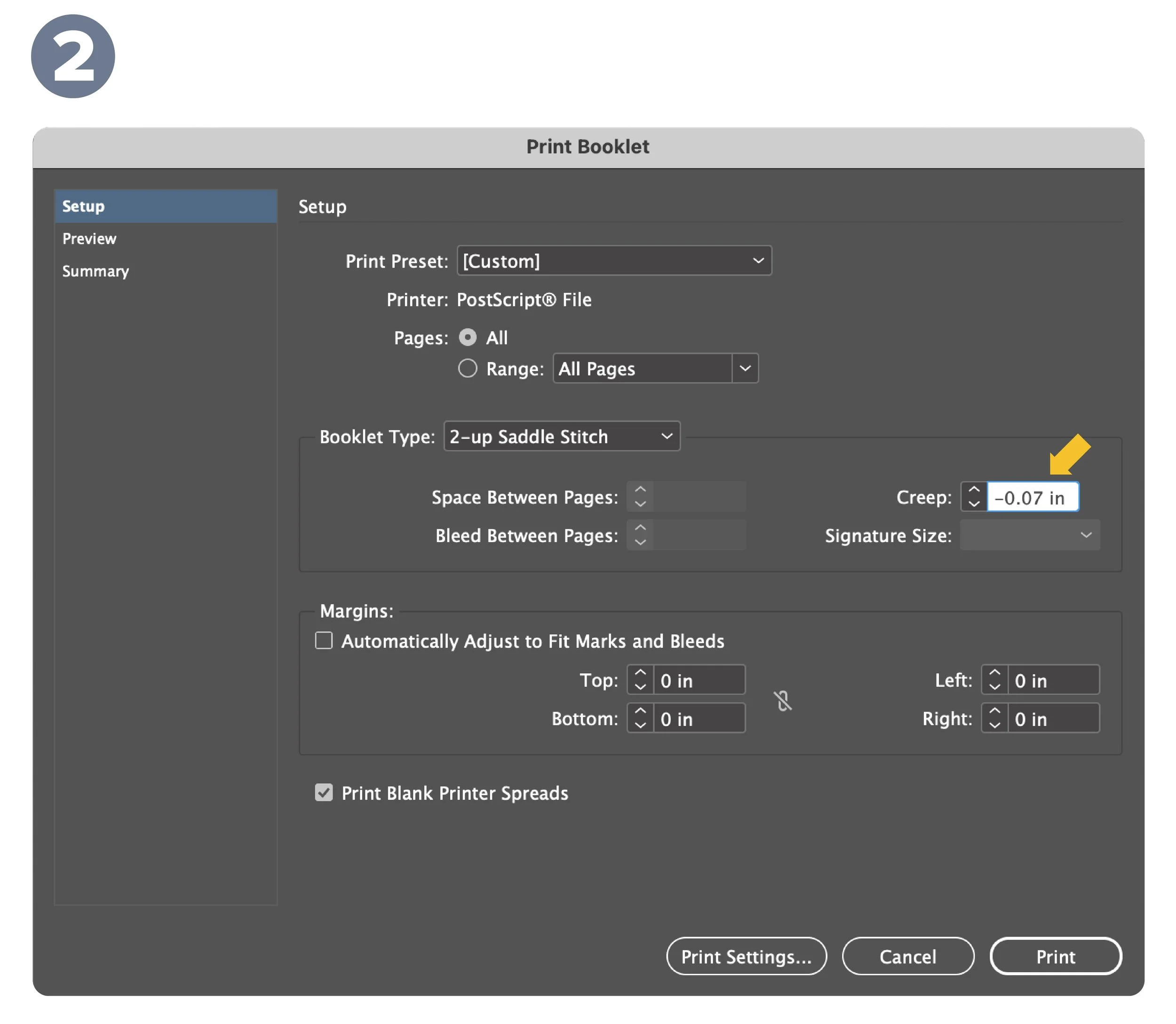 Saddle Stitch Cover Diagram | MyBookPrinter Home