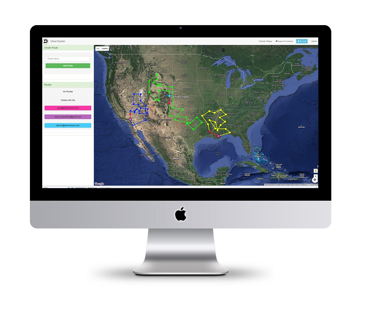 DriveTracker — EarthVisionZ
