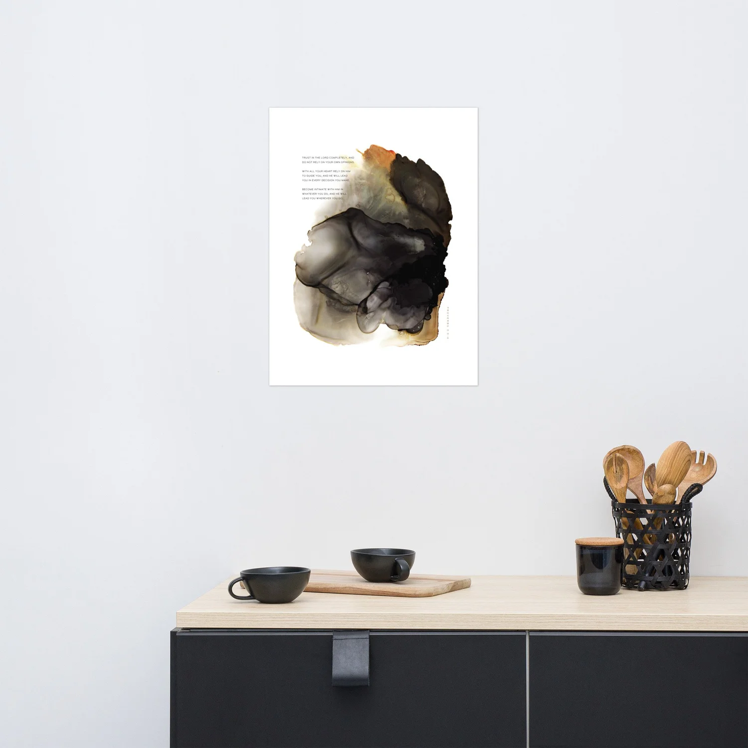 John 15:12-13 | Typography Verse Poster — ERIN OOSTRA