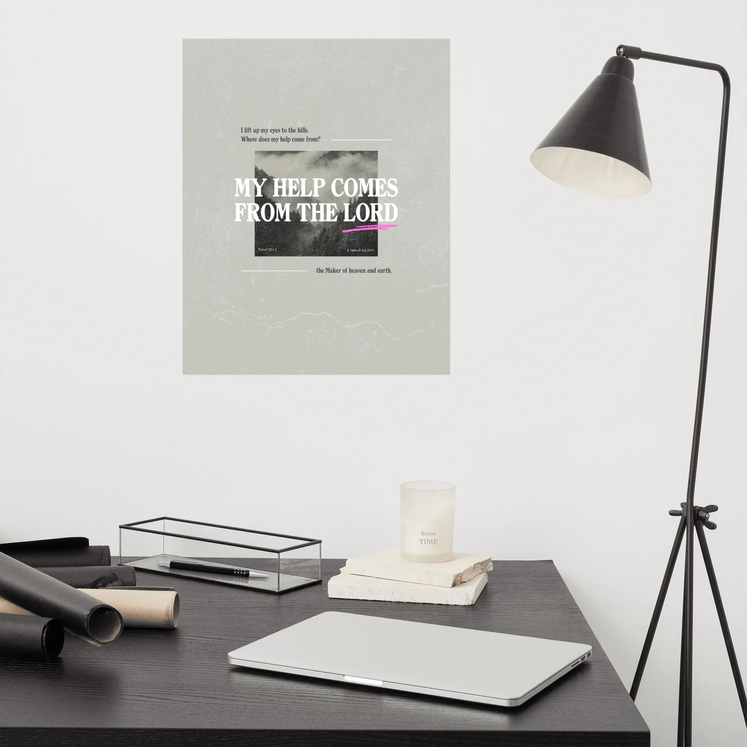 John 15:12-13 | Typography Verse Poster — ERIN OOSTRA