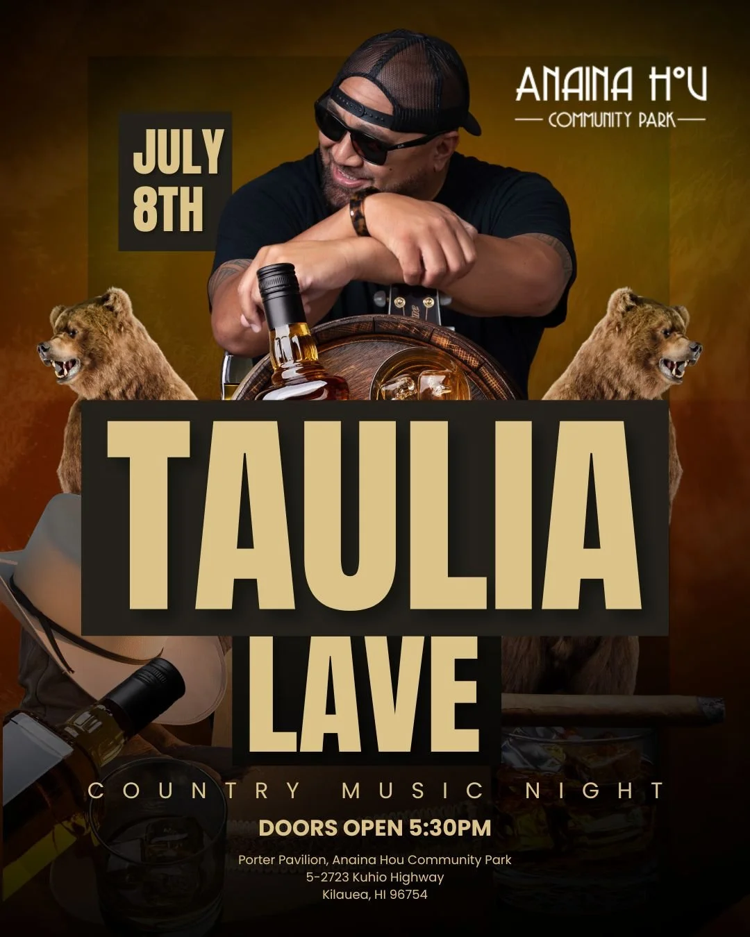 Events & Upcoming Shows — Taulia Lave Music