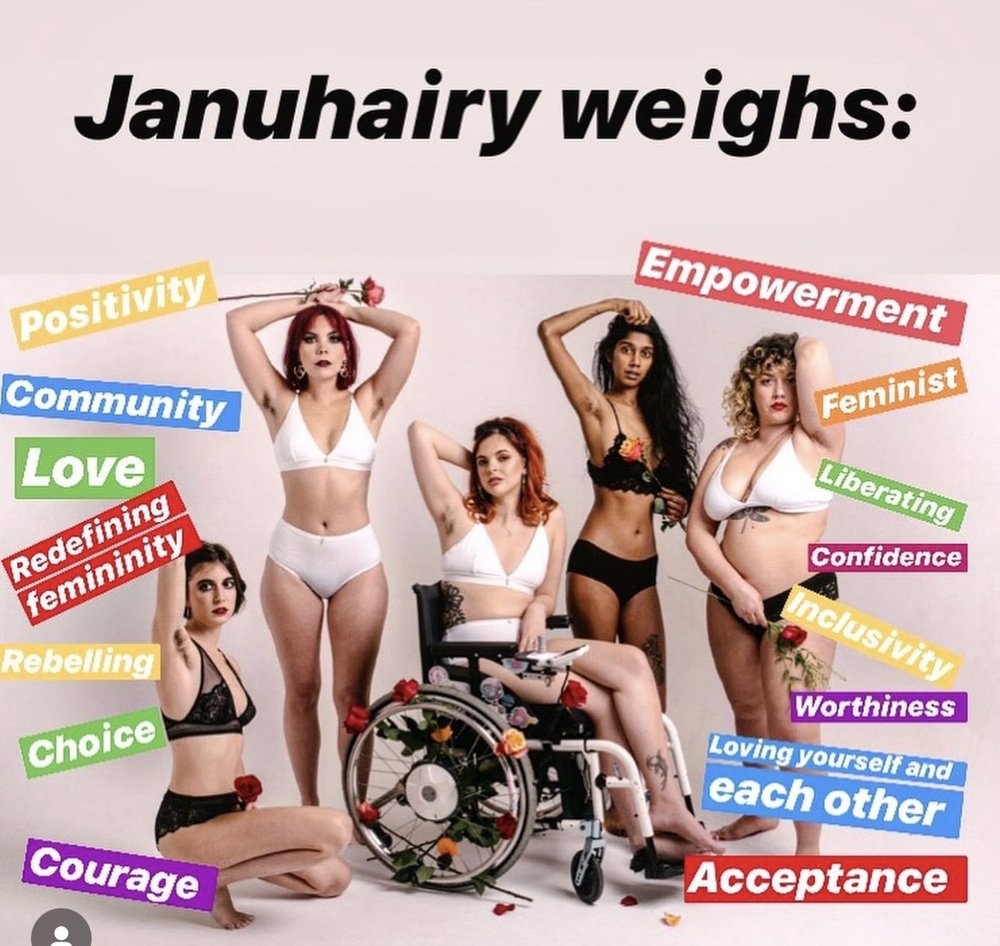 STOP PLUCKING AND LET IT ALL GROW, JANUHAIRY IS THE SOCIAL MEDIA ...