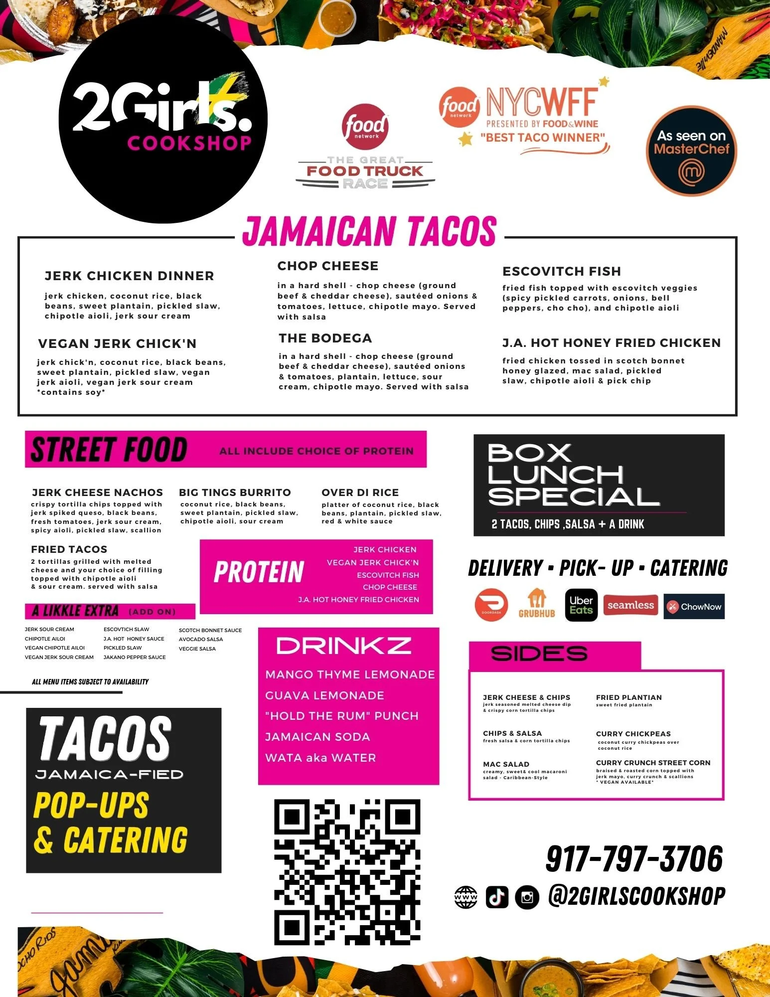 2 Girls & a Cookshop™ | Jamaican Tacos