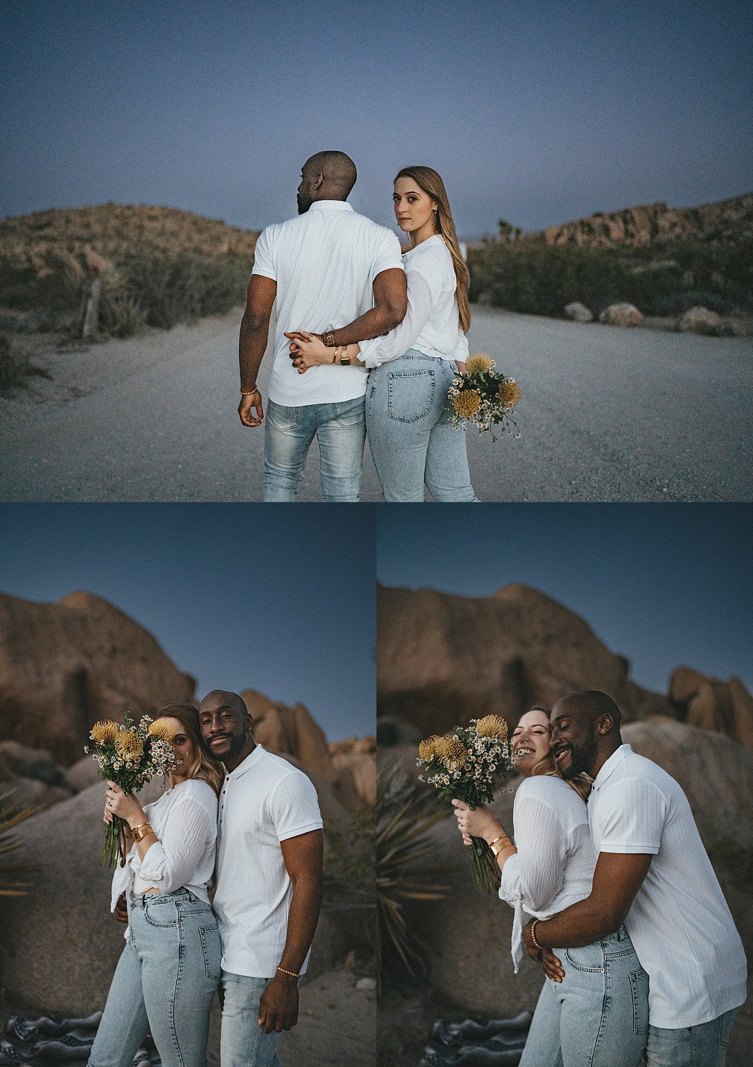Erica & David | Engagement | Joshua Tree NP, CA — Andrea Michelle ...