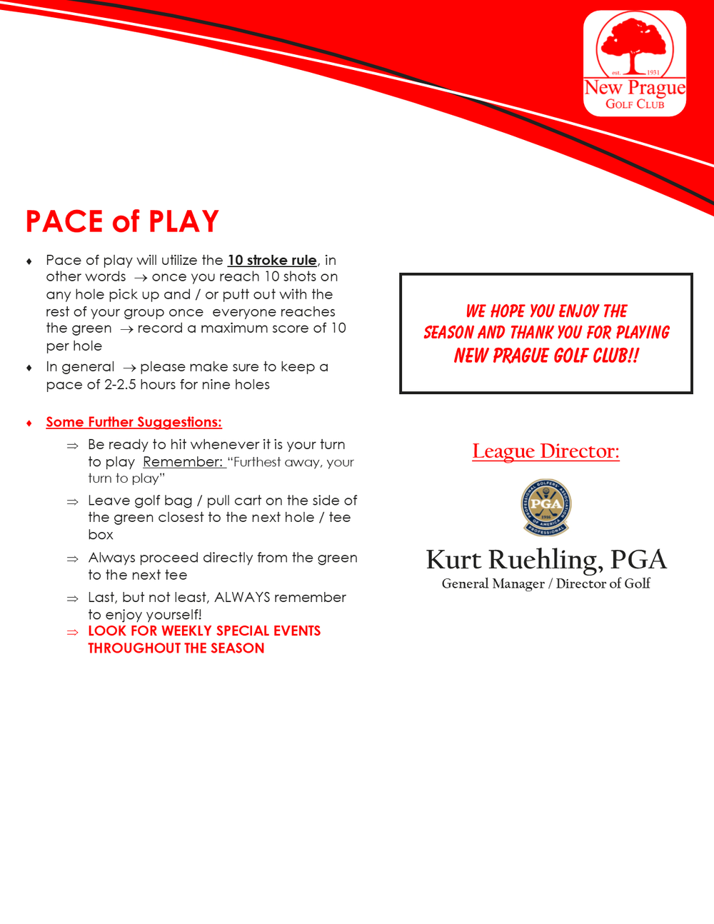 Wednesday Ladies — New Prague Golf Club in New Prague Minnesota ...