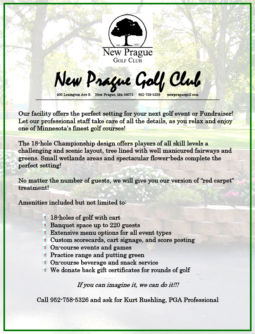 Golf Outings — New Prague Golf Club in New Prague Minnesota ...