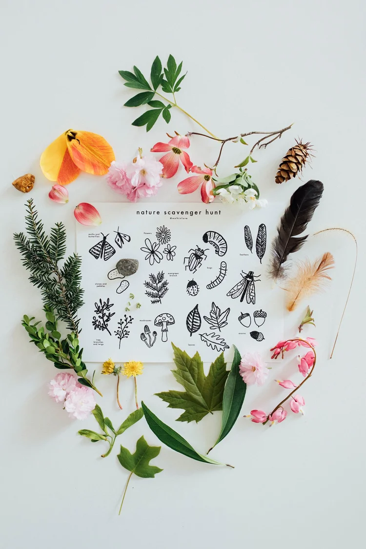 Nature Scavenger Hunt | Free Printable — walk in love.