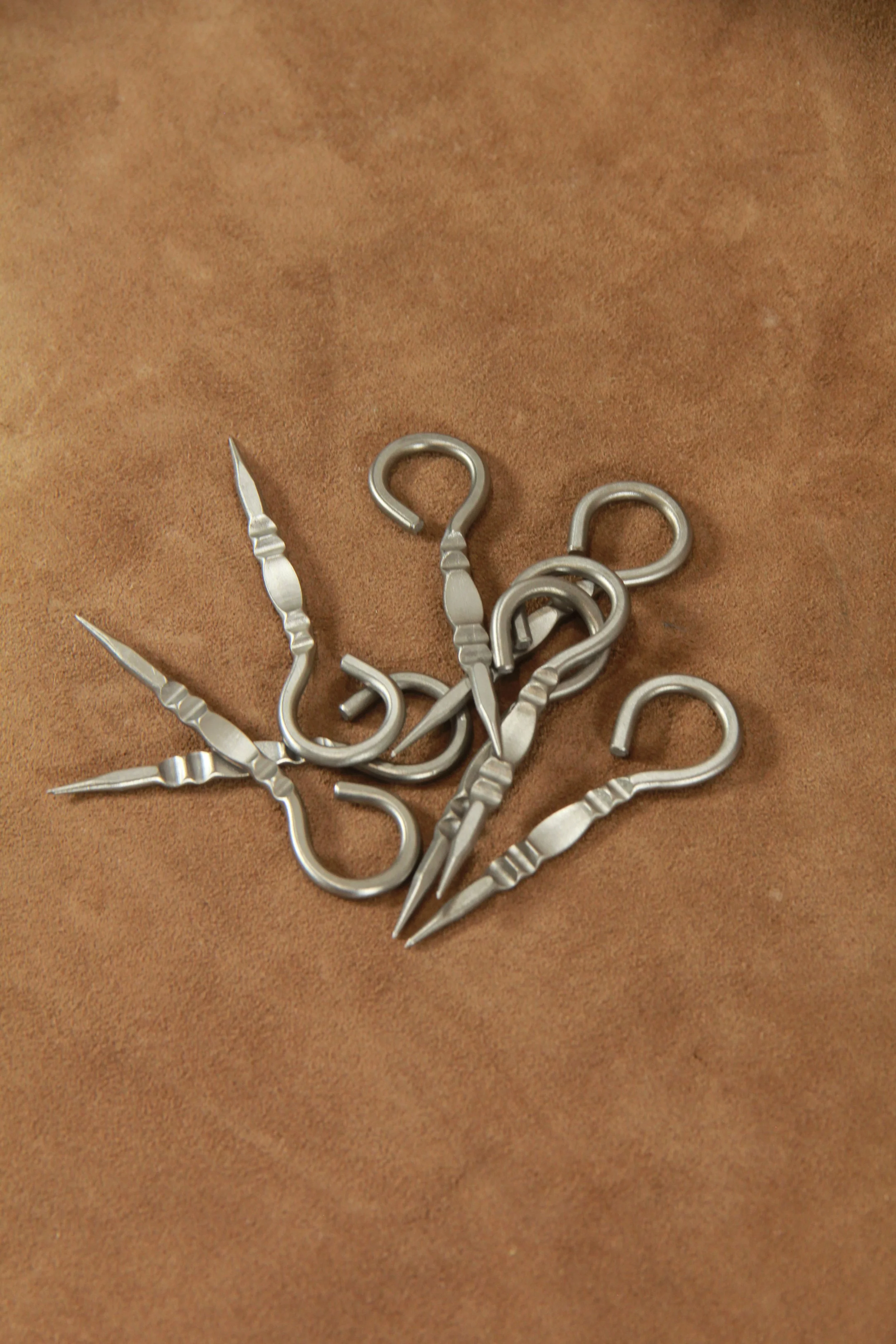 Railroad Spike Steak Flipper — Blazing Ember Forge