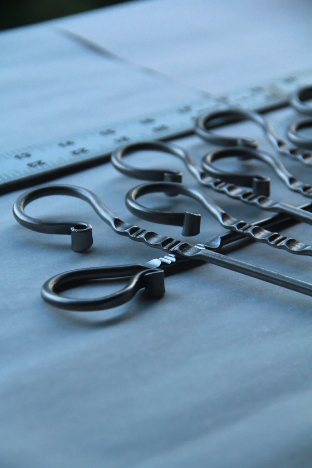 Railroad Spike Steak Flipper — Blazing Ember Forge