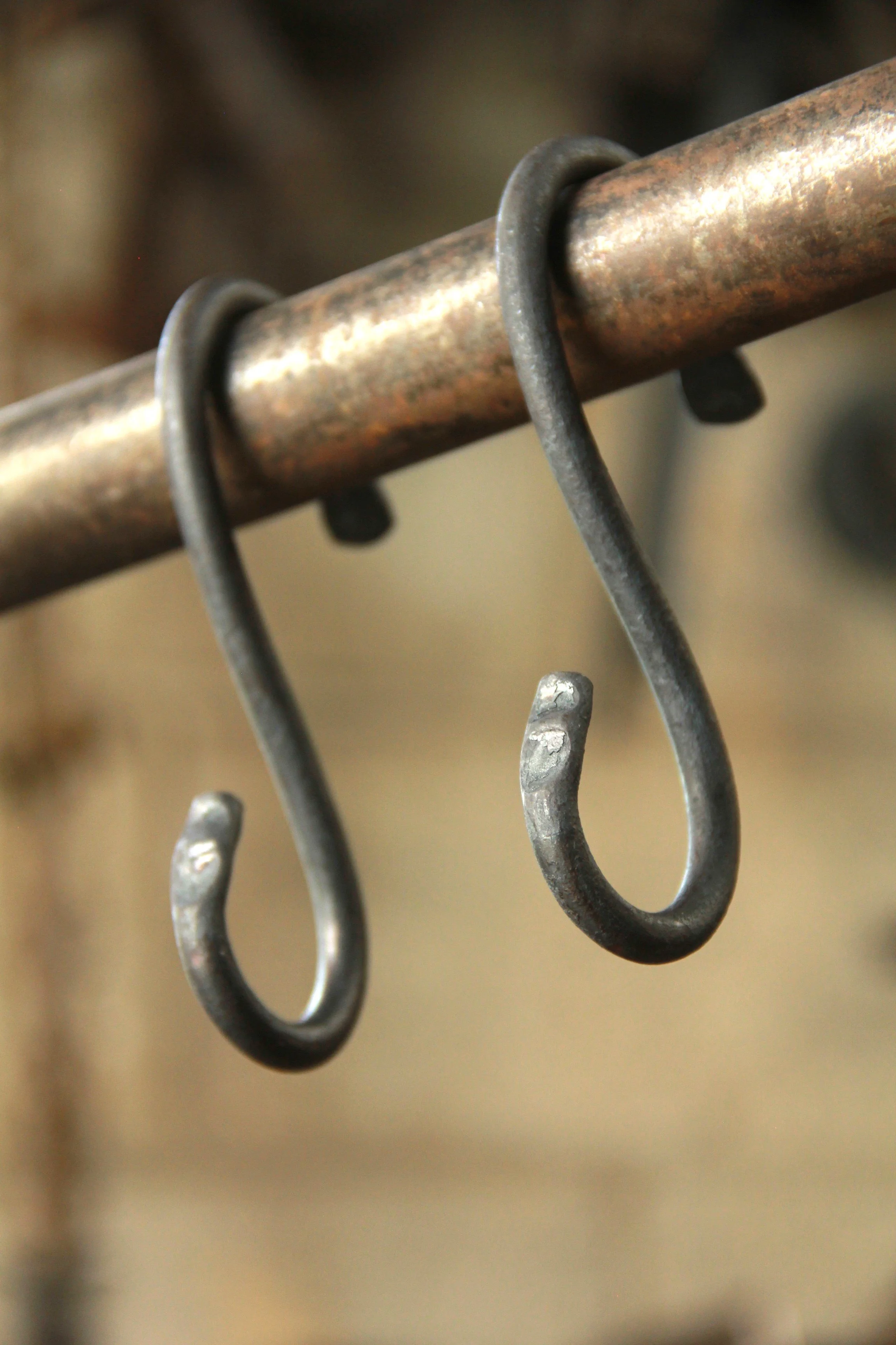 Hand forged Hardware: S-Hooks — Blazing Ember Forge