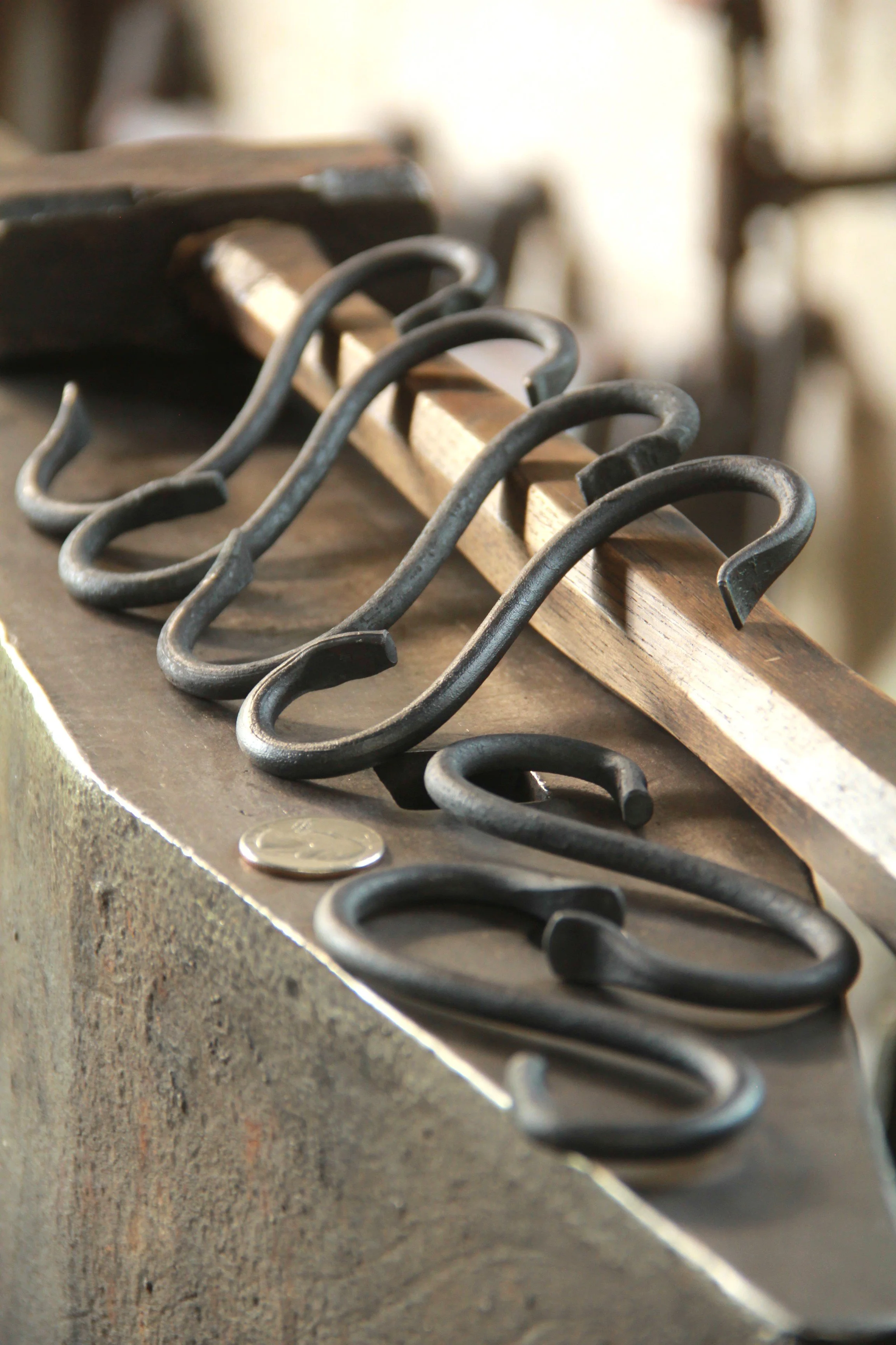 Hand forged Hardware: S-Hooks — Blazing Ember Forge