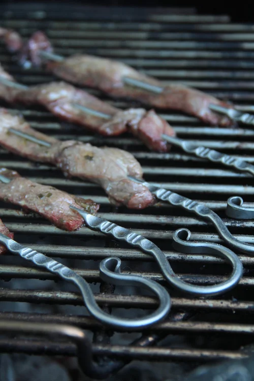 Custom Grill Pins for Bacon Wrapping — Blazing Ember Forge