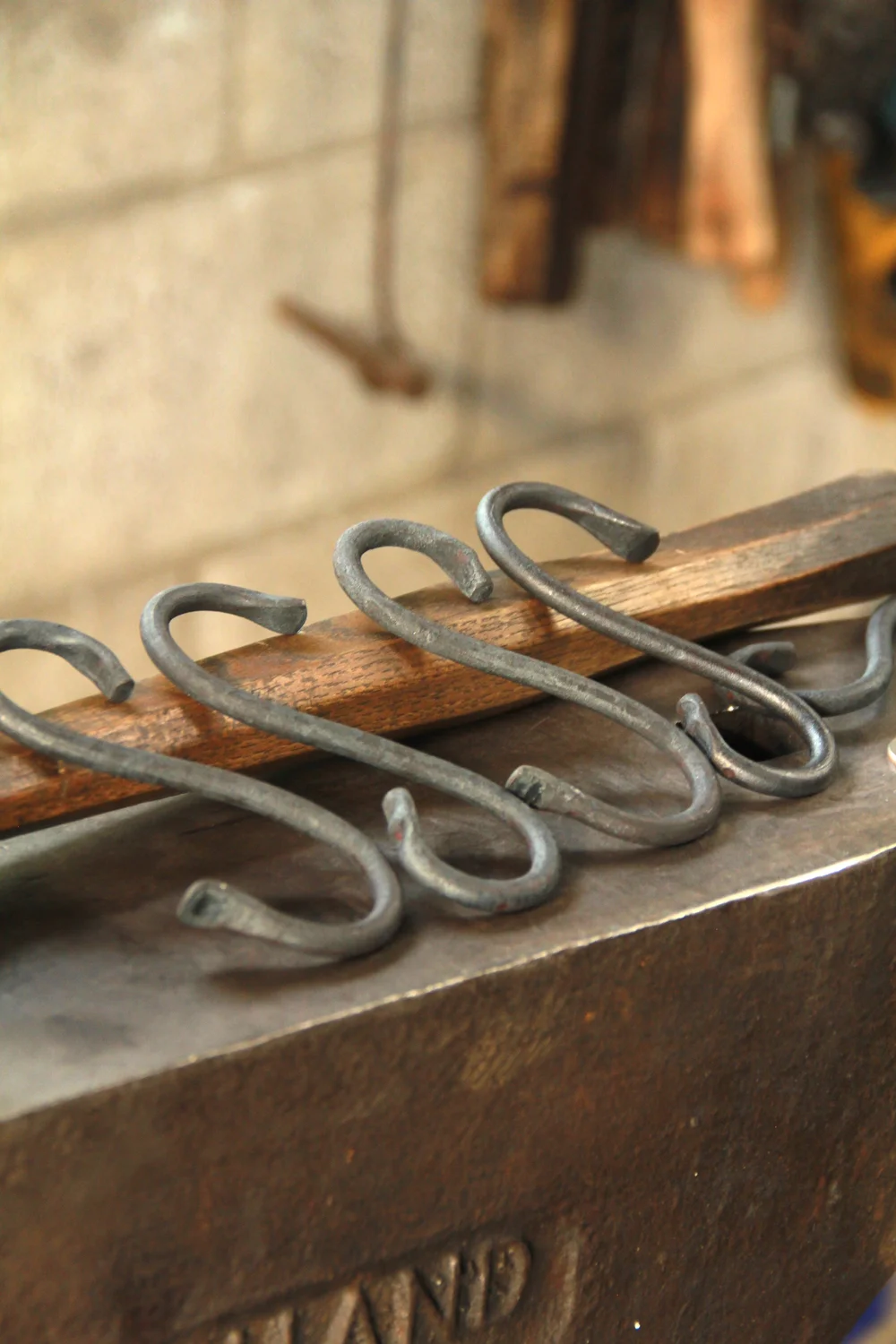 Hand forged Hardware: S-Hooks — Blazing Ember Forge