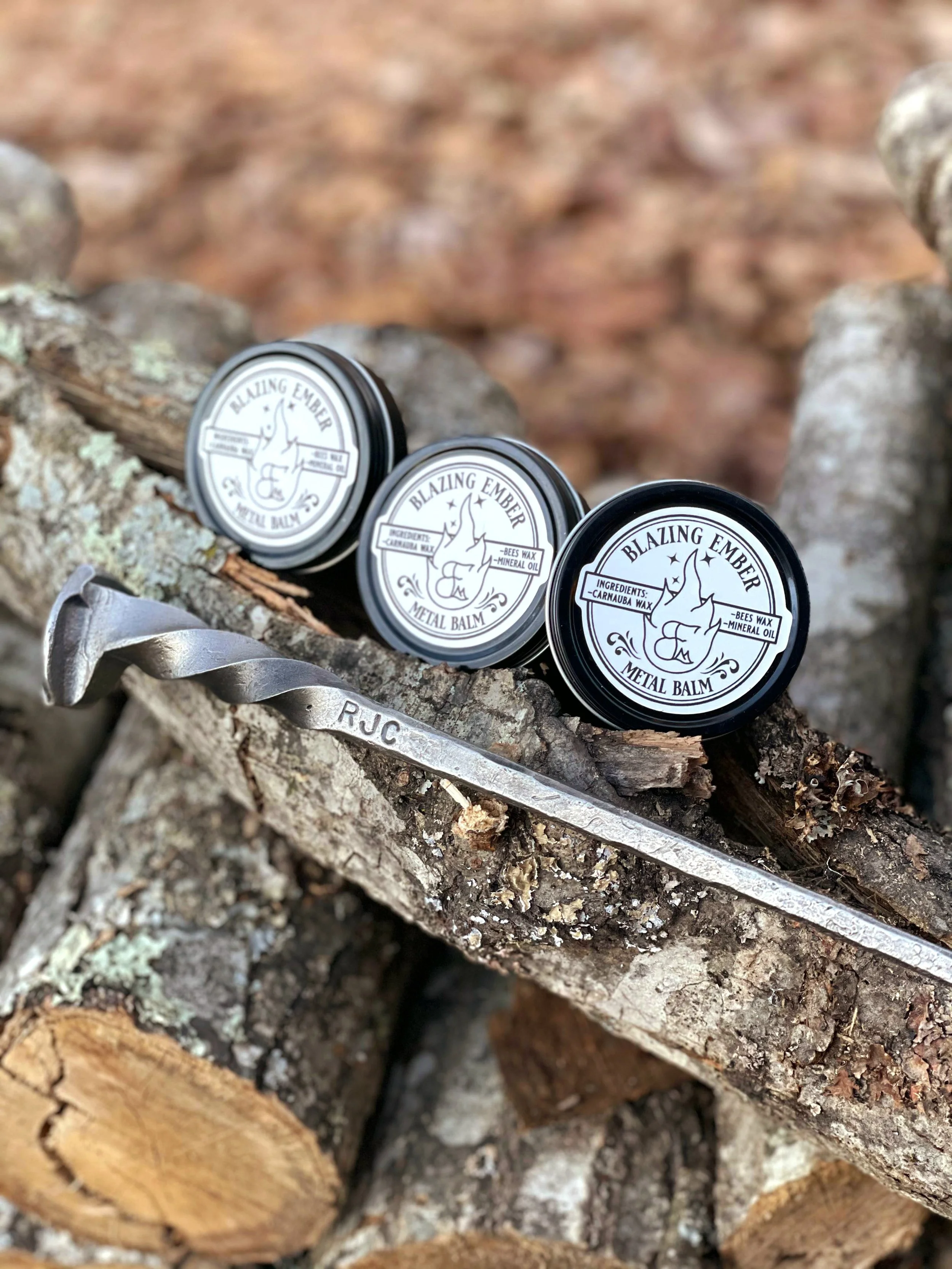 Railroad Spike Steak Flipper — Blazing Ember Forge