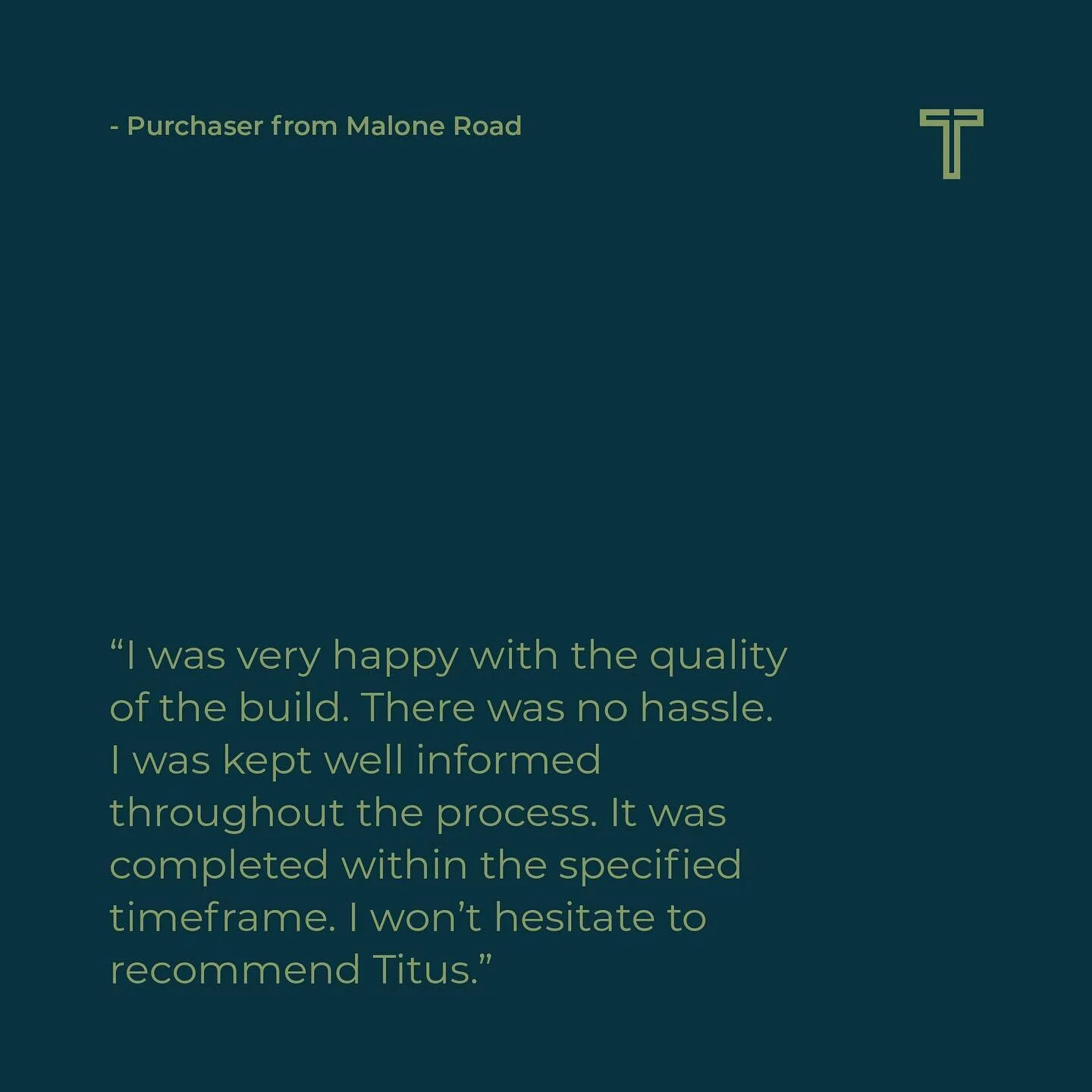 Testimonials — Titus Group