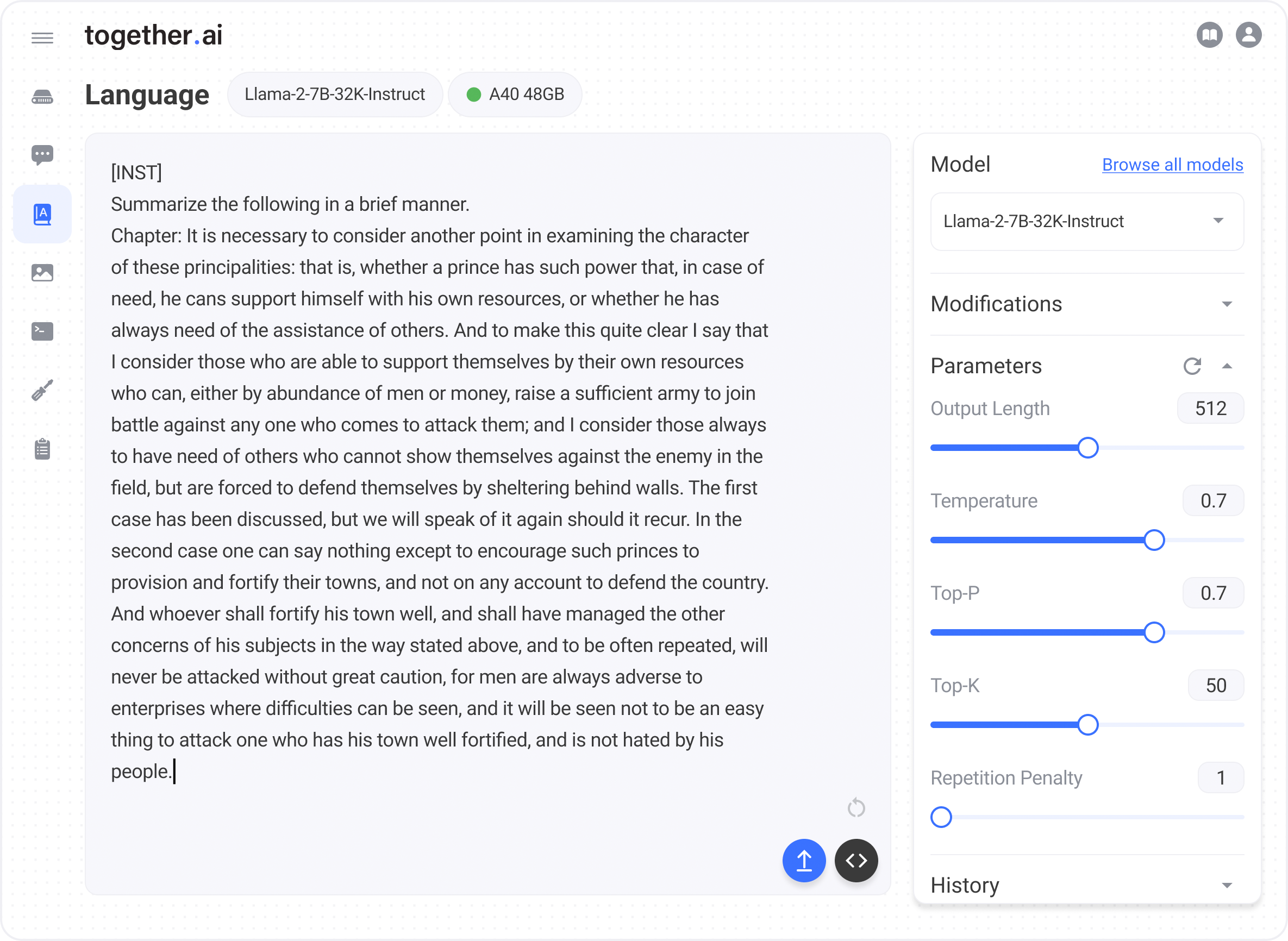 Llama-2-7B-32K-Instruct — and fine-tuning for Llama-2 models with Together API — TOGETHER