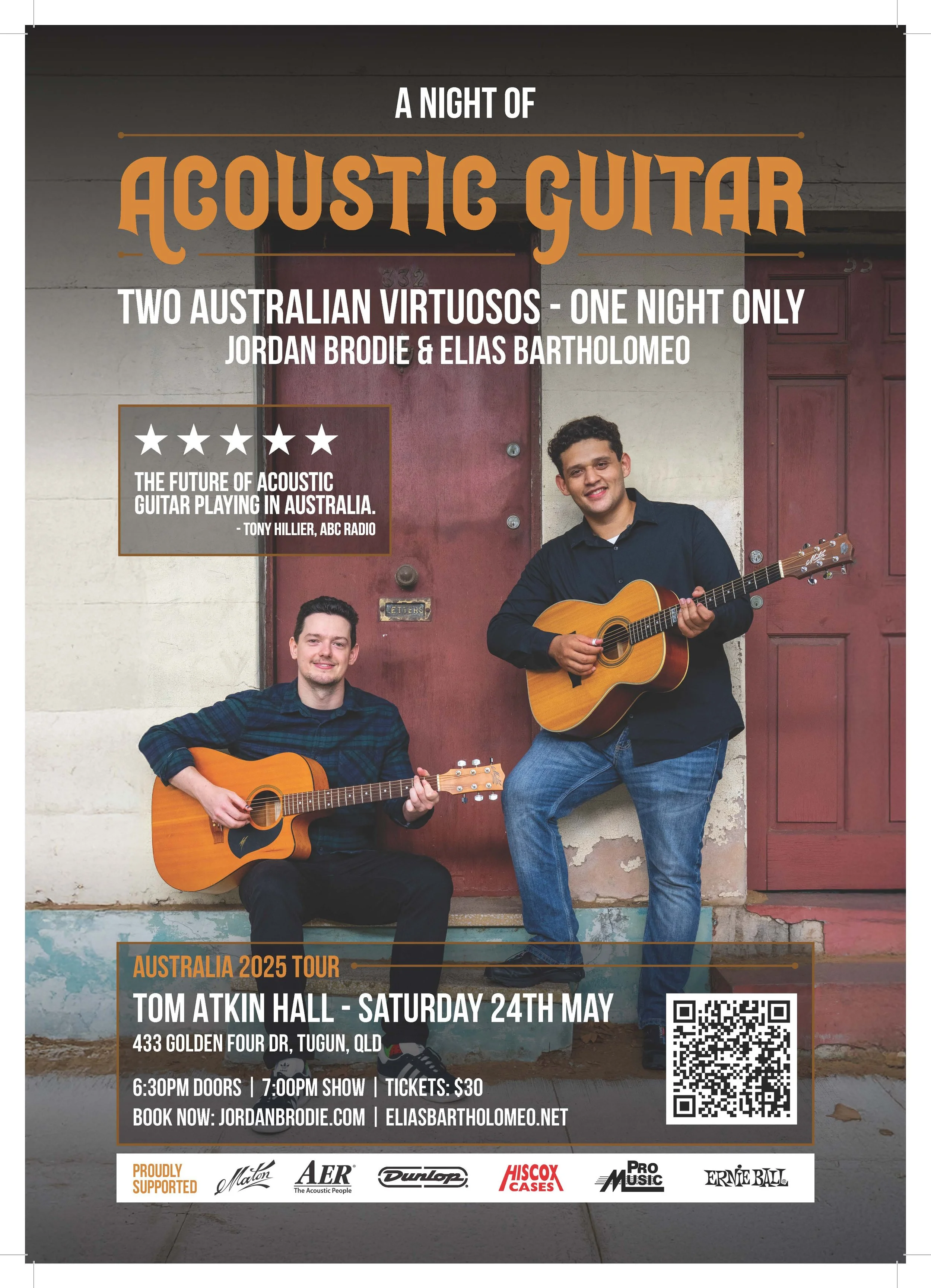 UPCOMING SHOWS — Tom Atkin Hall