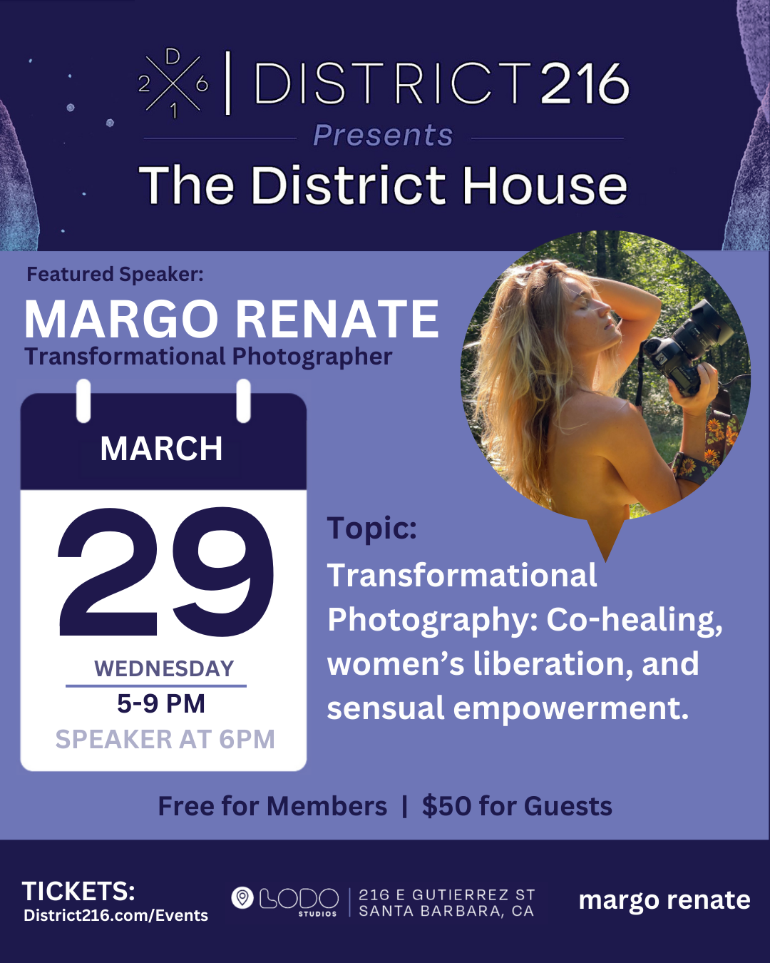 The District House - March 29th (Margo Renate) — District216