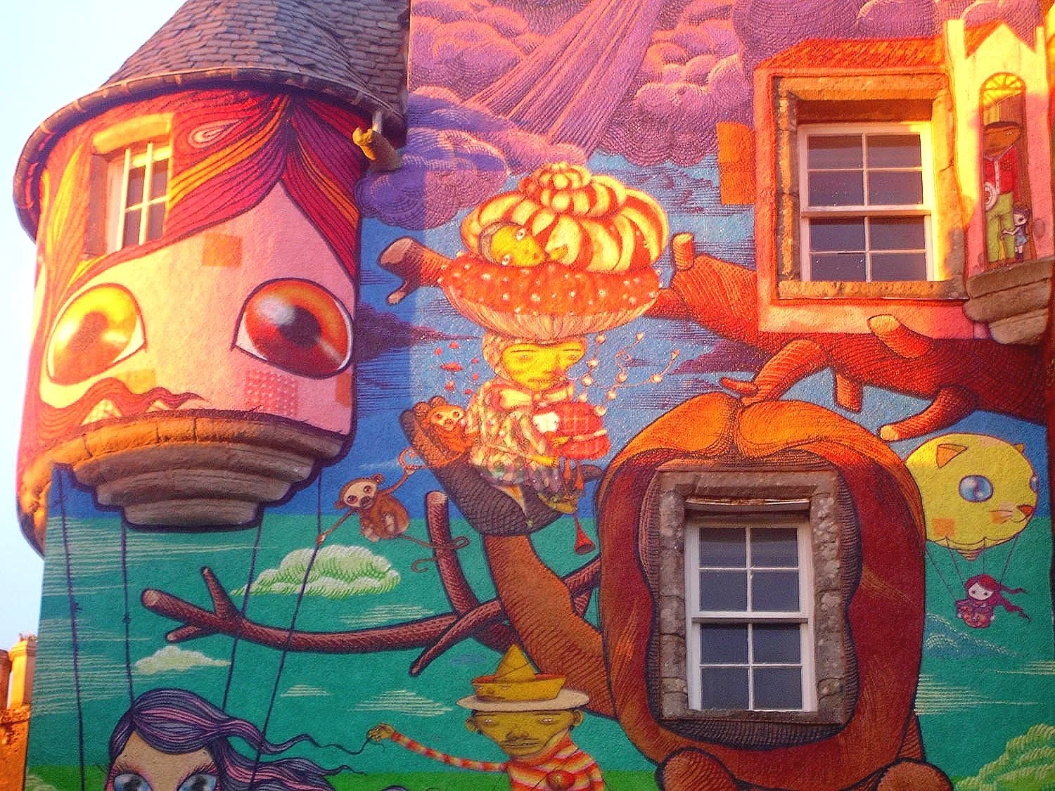 The Graffiti Project - 2007 - At Kelburn Castle - With Os Gemeos, Nina ...