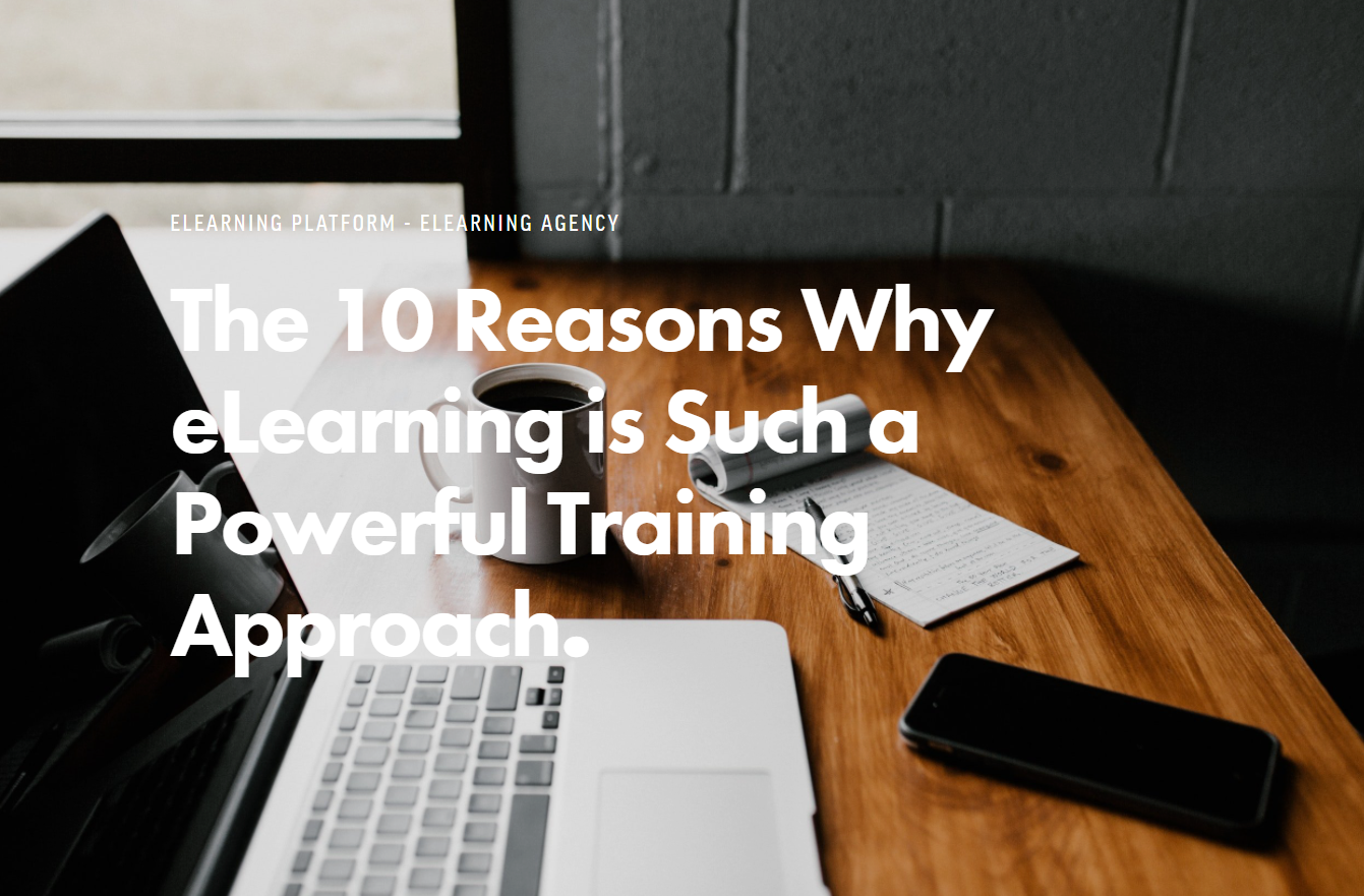 Why eLearning is Best Training Approach — Penceo eLearning Provider