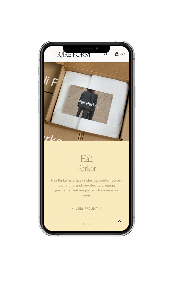 Rare Form Ltd | Shopify Website Development & Design Project