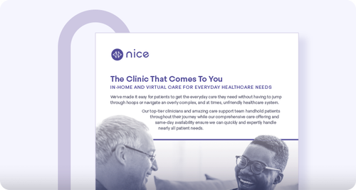 Download Nice Healthcare's One Pager — Nice Healthcare