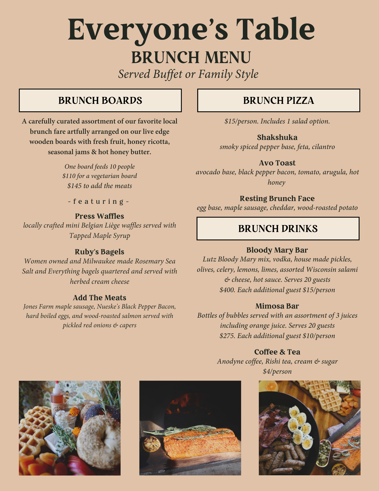 Everyone's Table | Flour Girl & Flame | Milwaukee Wood-Fired Pizza