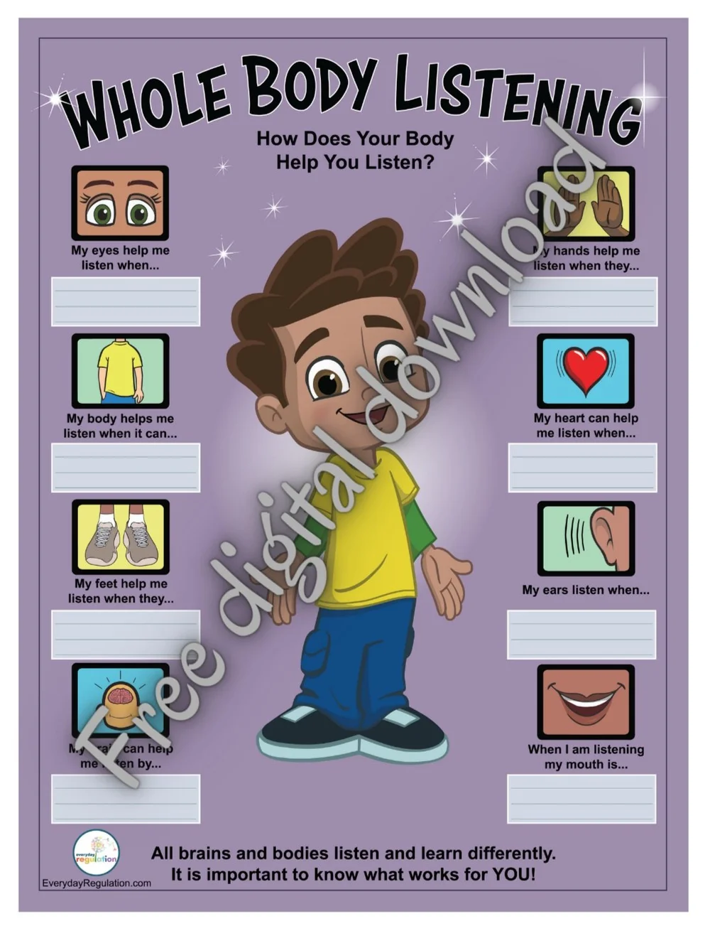 Whole Body Listening Resources — Everyday Regulation