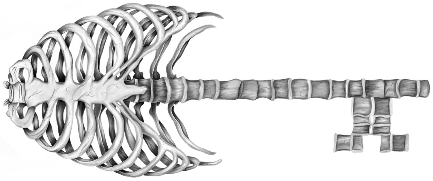 Skeleton Key Tattoo Drawing