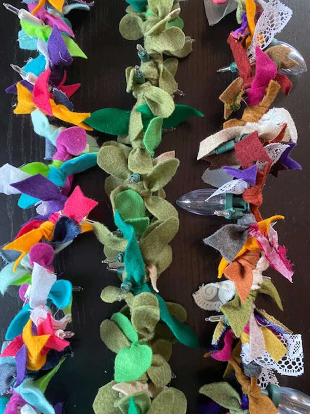 Better Than Anthropologie Lighted Felt Garland — Monkey Bug Bean