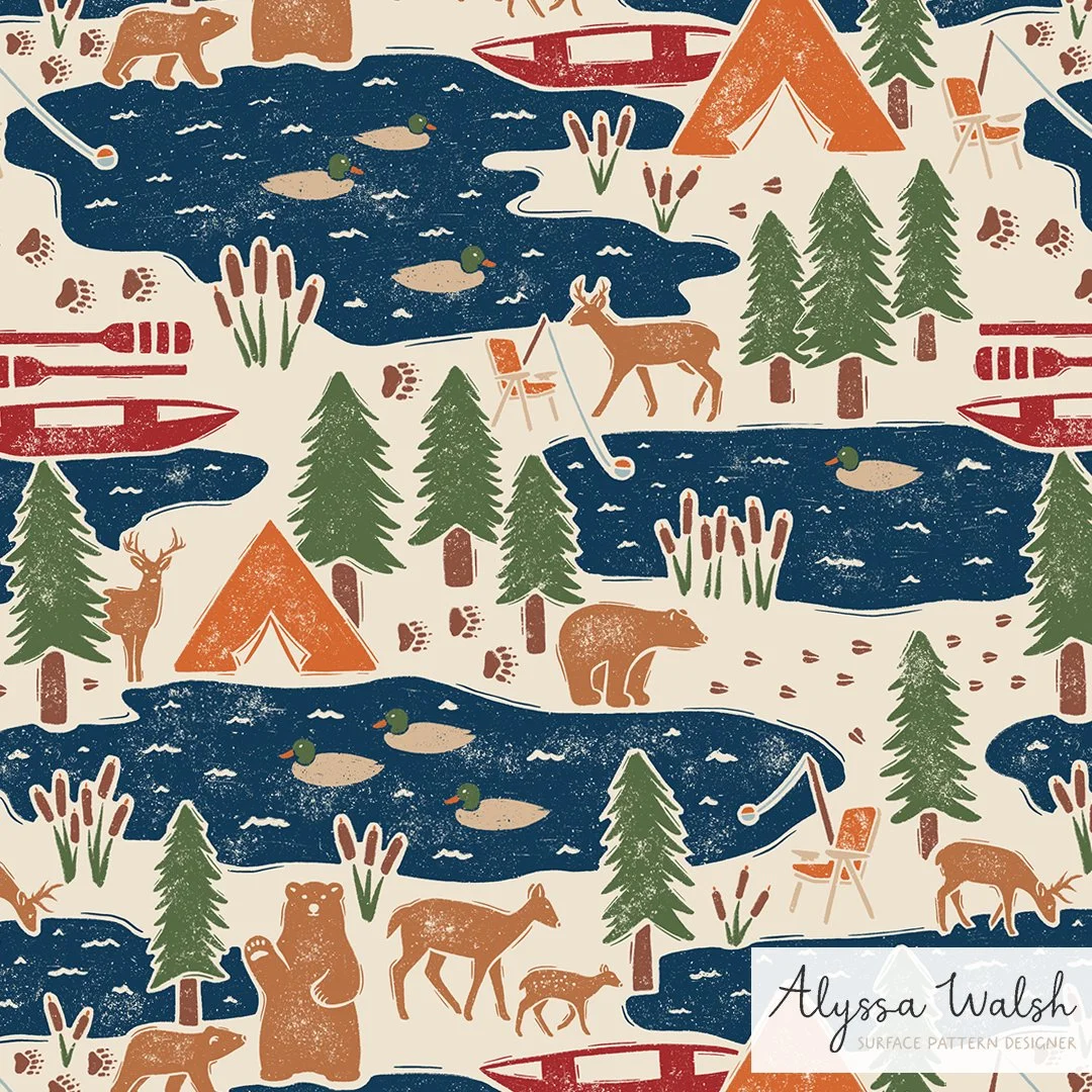 AT A GLANCE — Alyssa Walsh | Surface Pattern Design