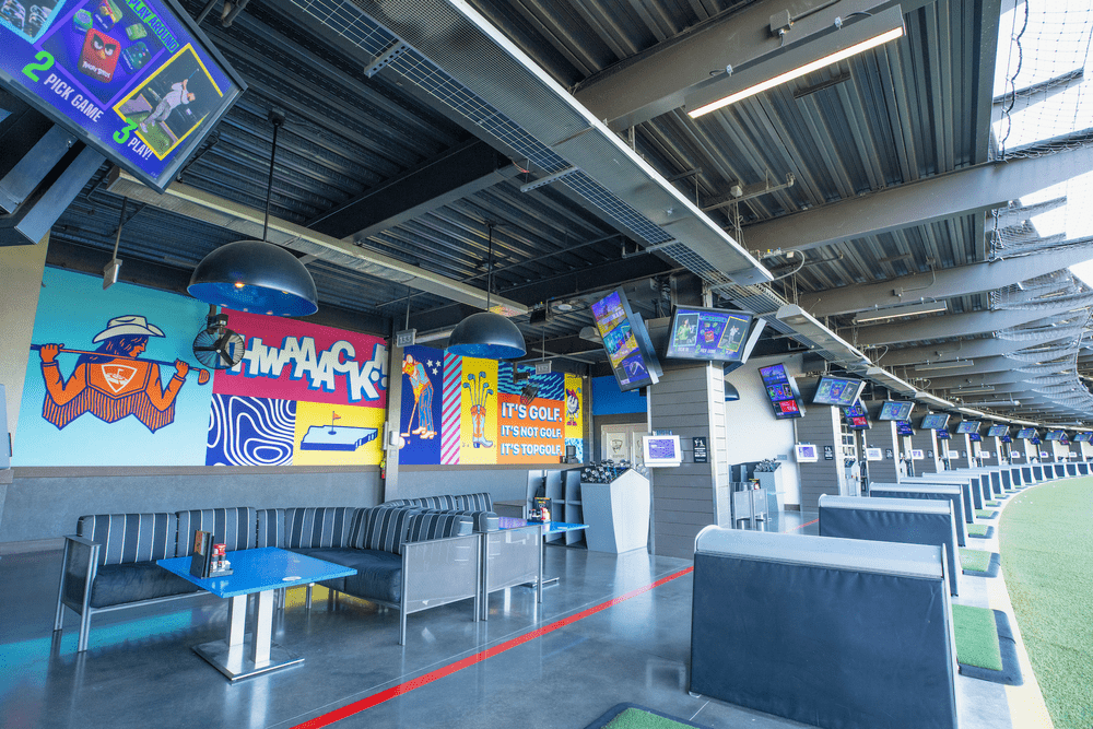 Topgolf Nashville reached out to ABV Agency looking for a custom mural ...