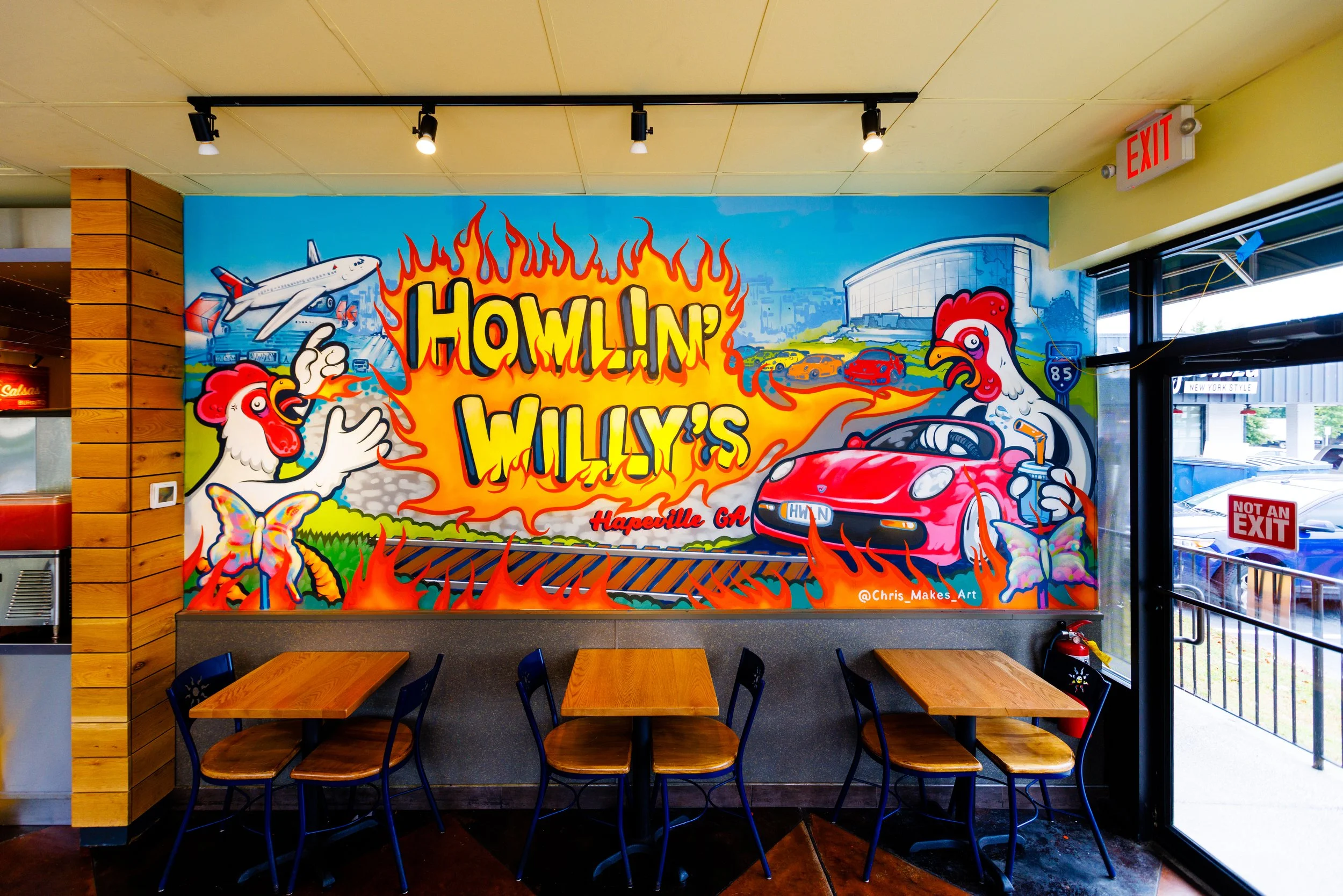 WILLY'S HOT CHICKEN MURALS — ABV - CREATIVE AGENCY + ART GALLERY