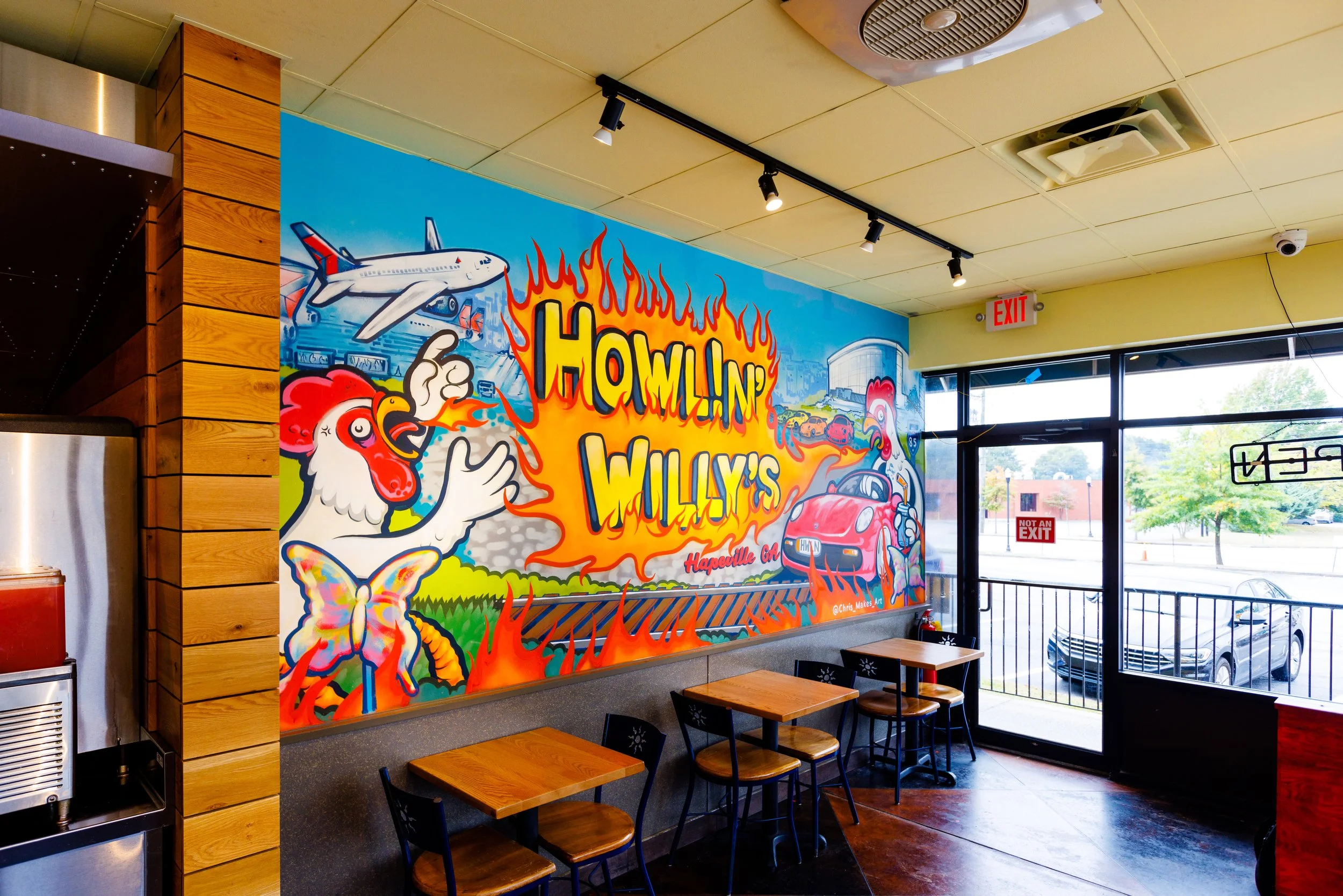 WILLY'S HOT CHICKEN MURALS — ABV - CREATIVE AGENCY + ART GALLERY