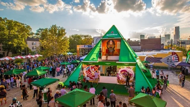 HEINEKEN ART PYRAMID — ABV - CREATIVE AGENCY + ART GALLERY