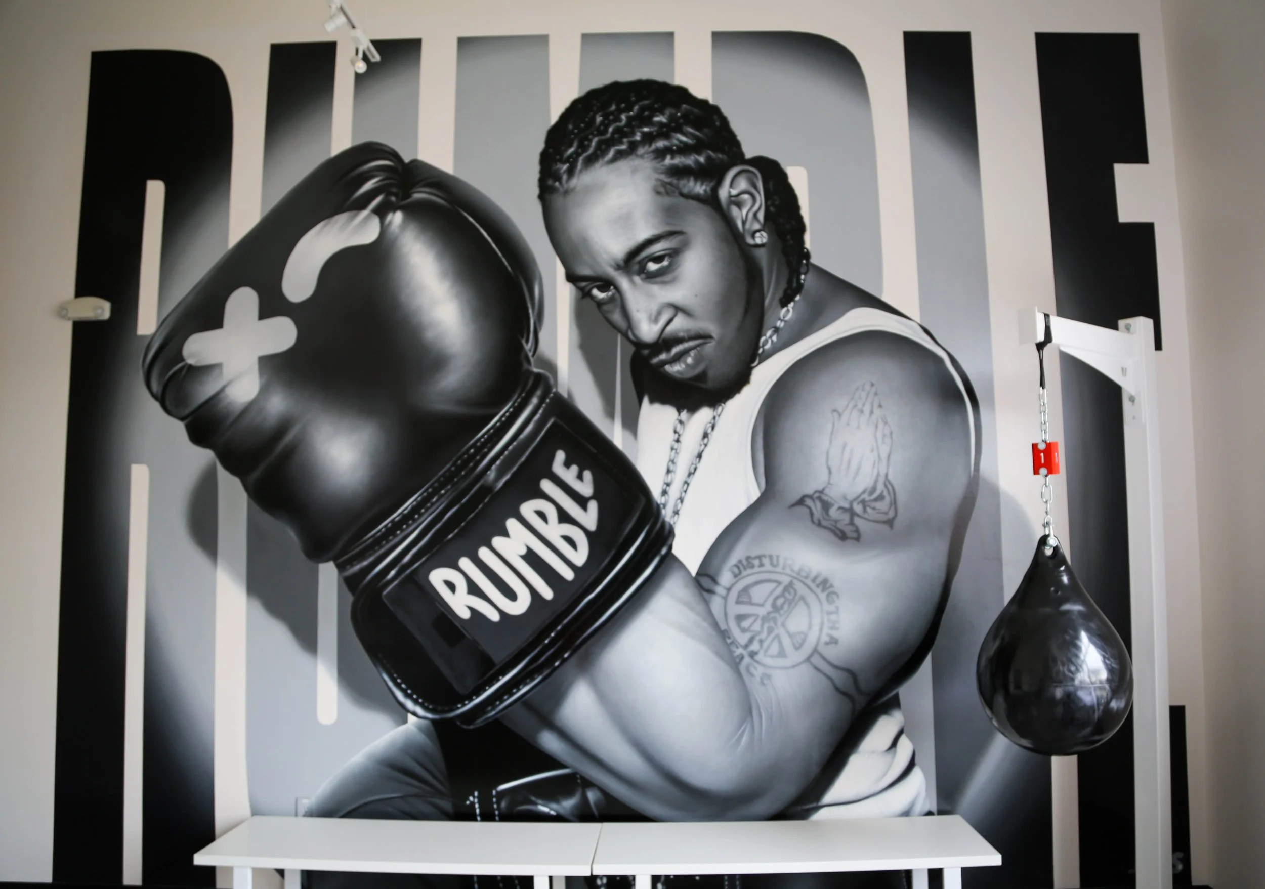 Rumble Boxing, Atlanta Custom Mural Installation — ABV - CREATIVE ...